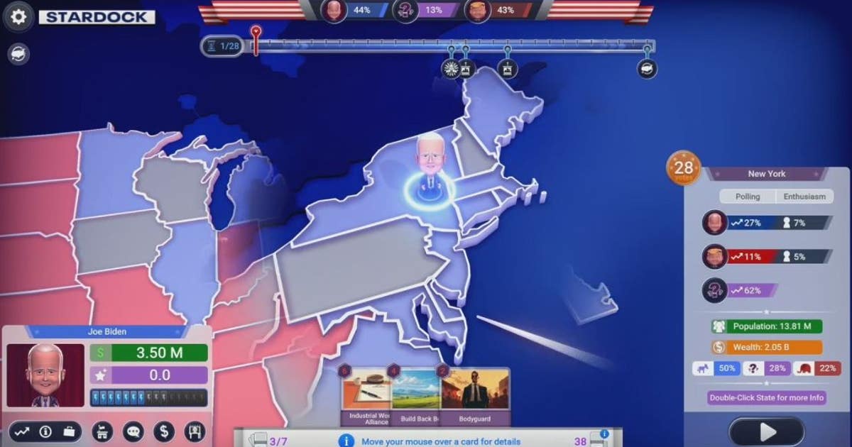 Political Machine 2024 video game by Plymouth-based company allows ...