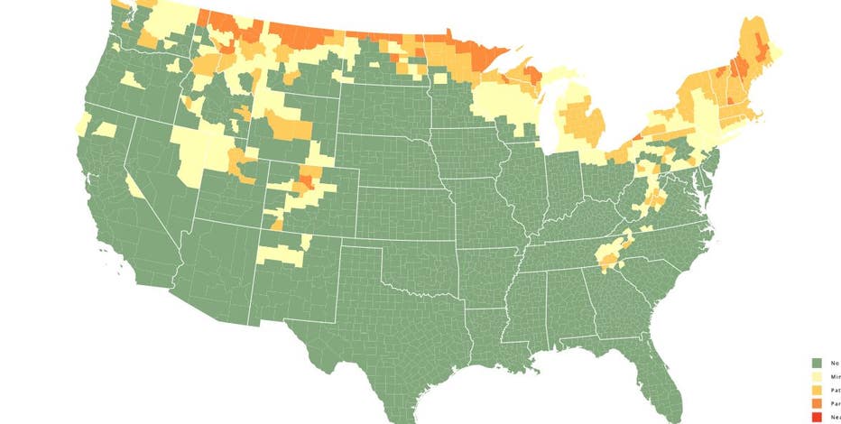 Michigan Fall Color Map Now