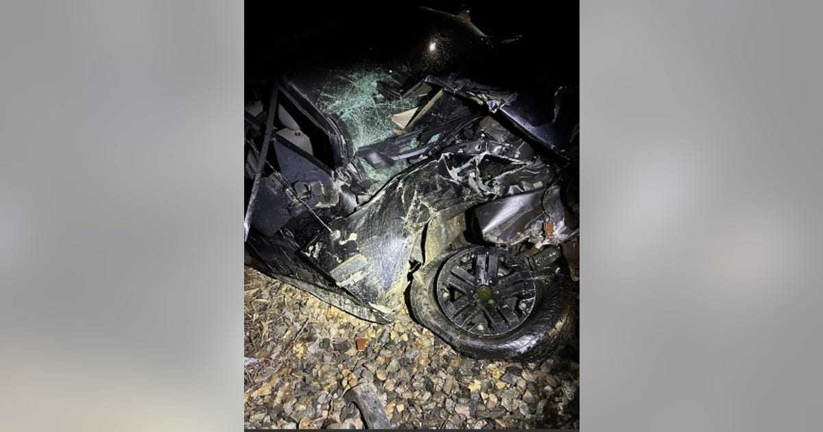 Drunk driver ditches truck on west Michigan railroad tracks | FOX 2 Detroit