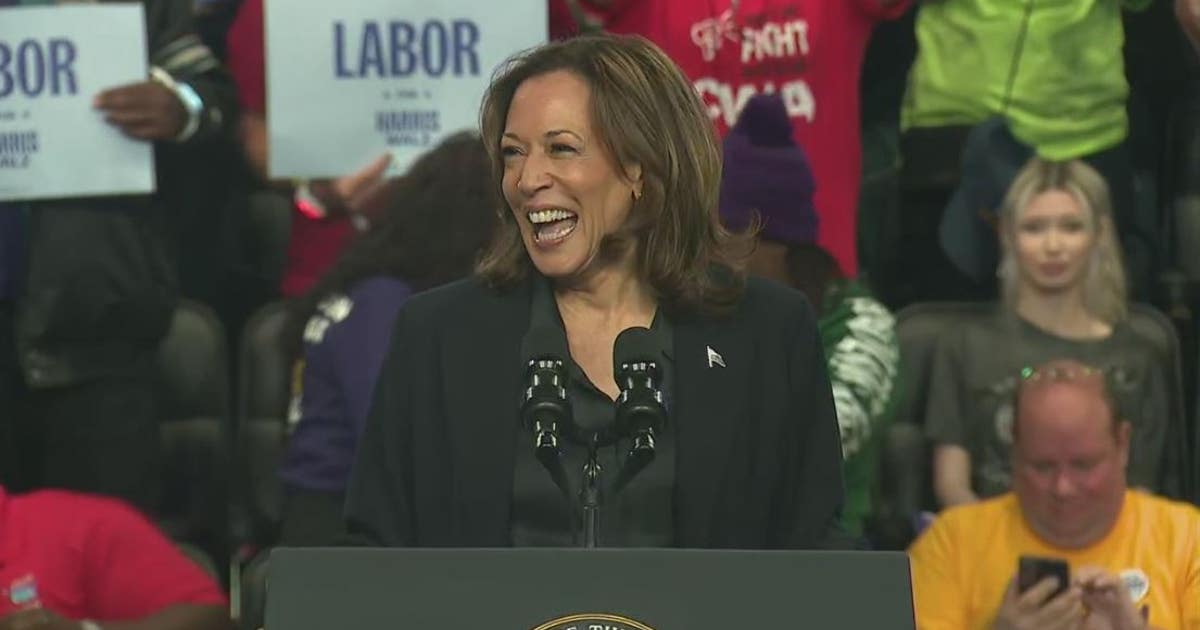 Watch: Kamala Harris holds rally in Flint, after campaign stop in Metro ...
