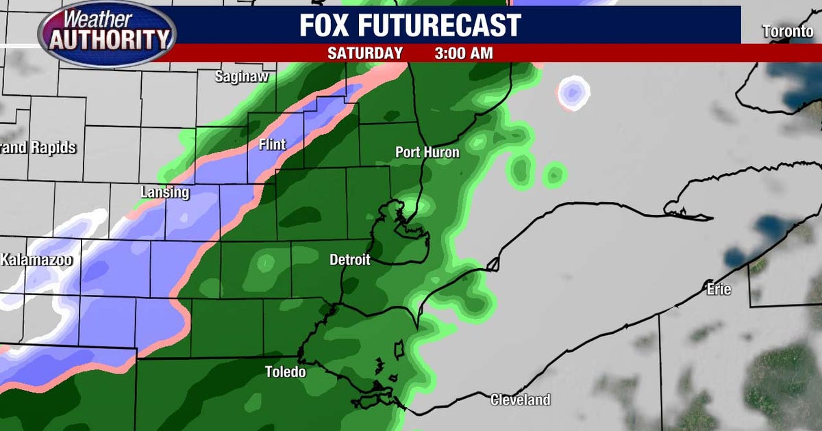 Metro Detroit weather: Dry Friday before rain and snow to start the ...