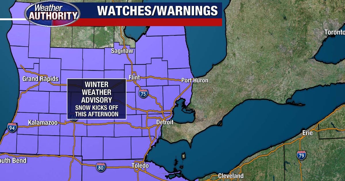Winter Weather Advisory: Several inches expected Friday into Saturday ...