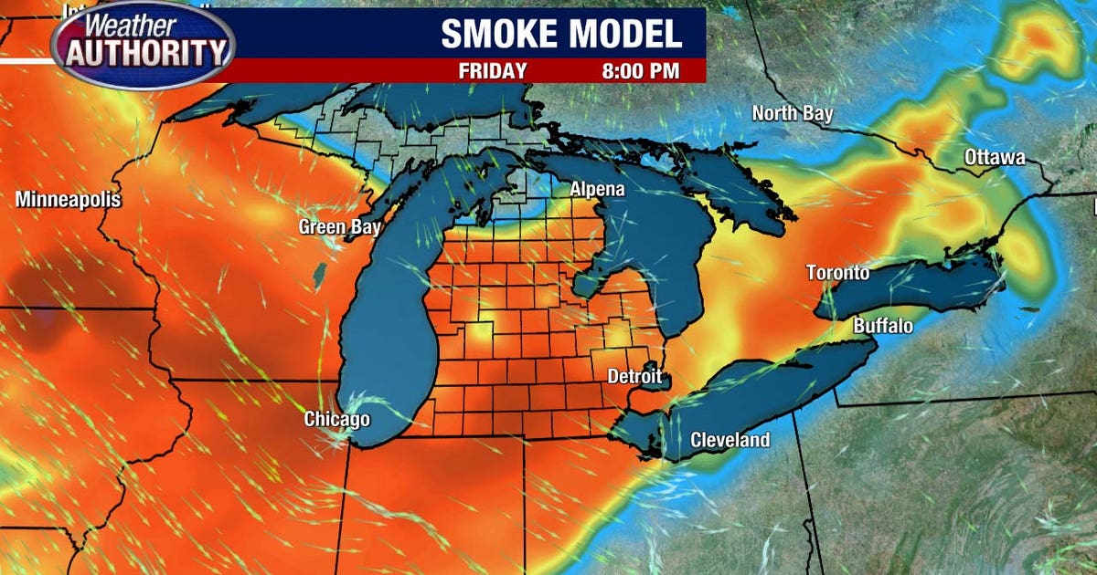 Canada wildfires prompt Air Quality Advisory in Southeast Michigan ...