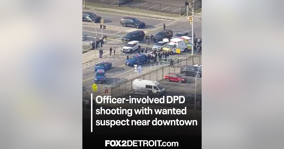 Detroit police officer-involved shooting with wanted suspect after ...