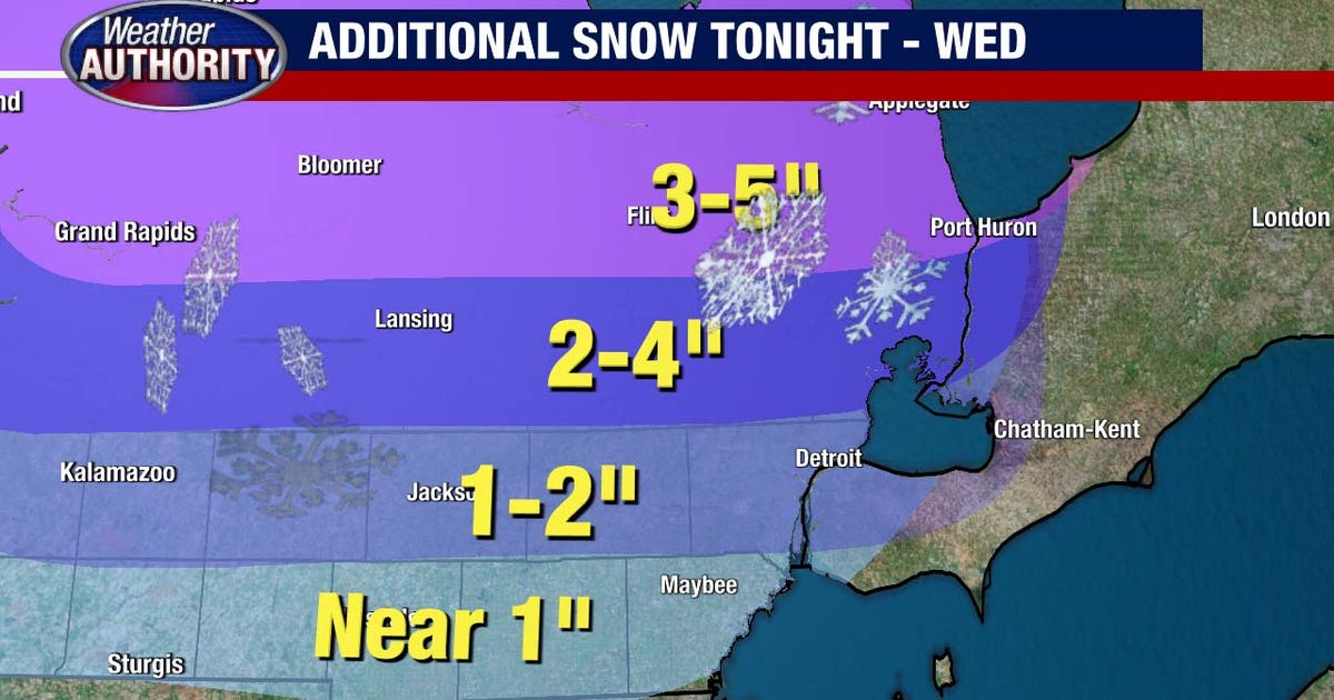 Metro Detroit weather: 2 rounds of snow today and tomorrow | FOX 2 Detroit