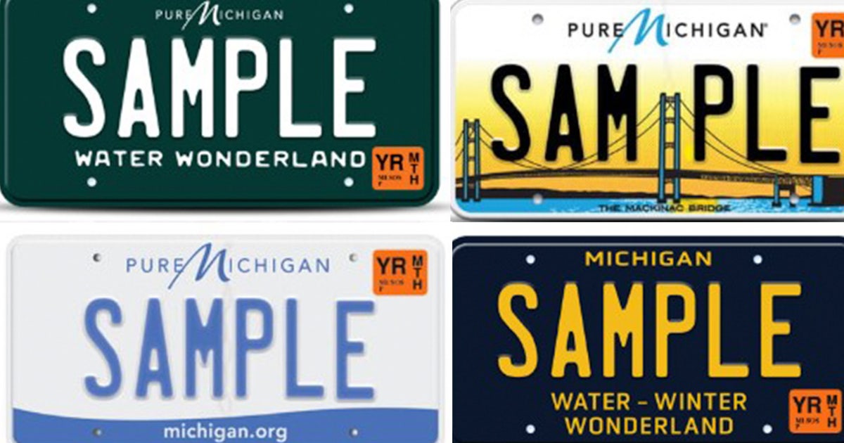 Michigan's top license plates: Here is a breakdown of driver's favorite ...