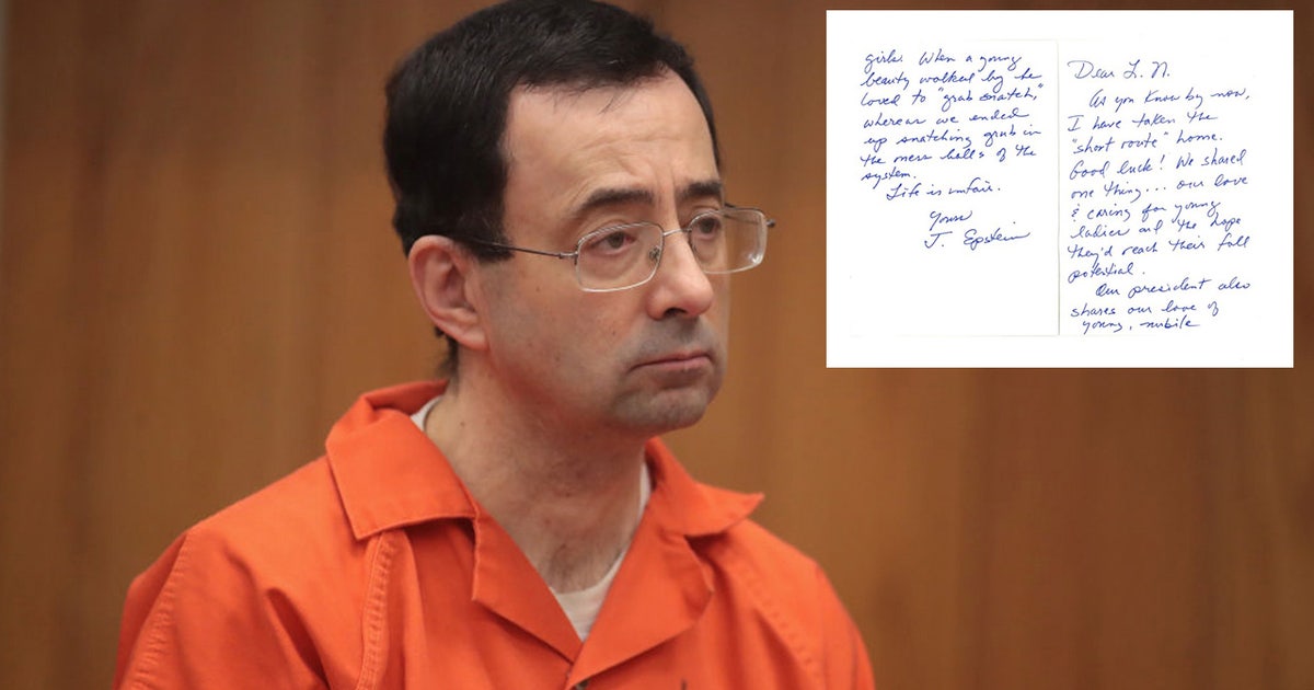 DOJ says Epstein letter to Larry Nassar released in latest document ...