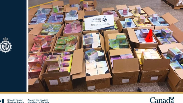 Over 203,000 pounds of nicotine products seized at Ambassador Bridge by Canadian officials | FOX ...