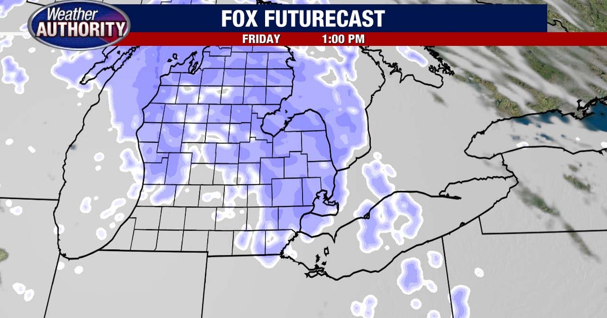 Metro Detroit snow forecast: More on the way to start the weekend as ...
