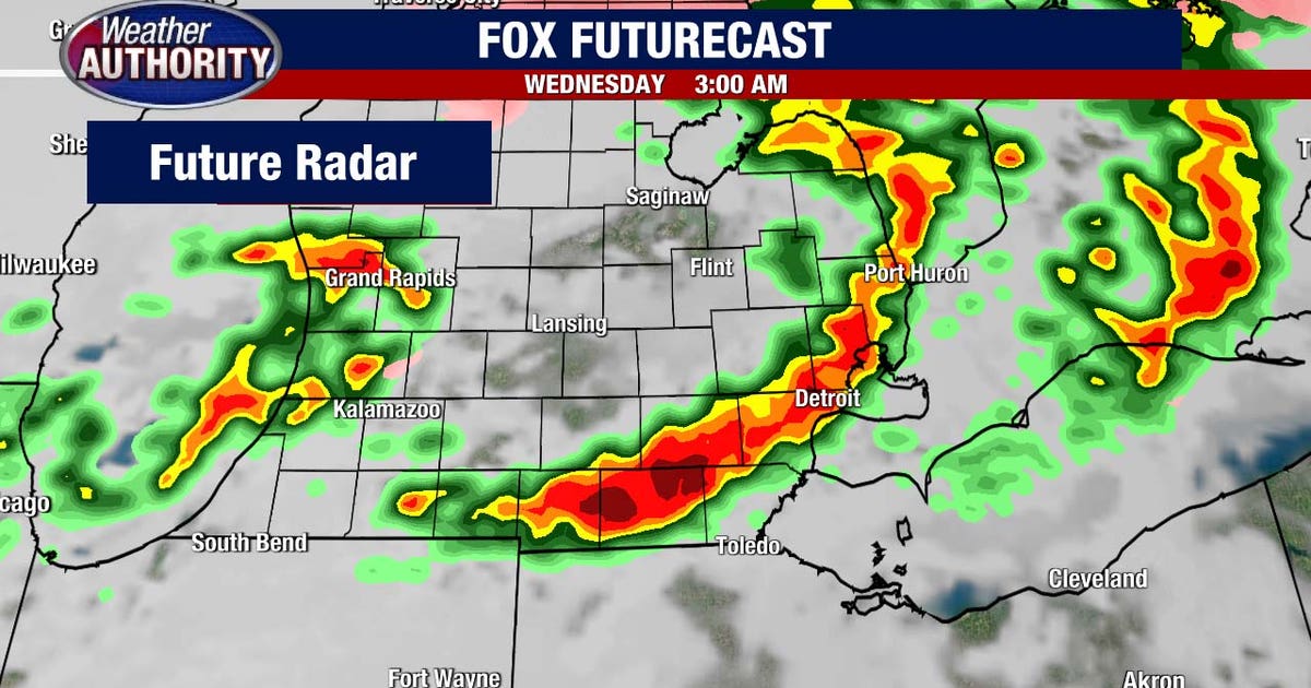 Dangerous weather west of Michigan, severe storm chance forecast for SE ...