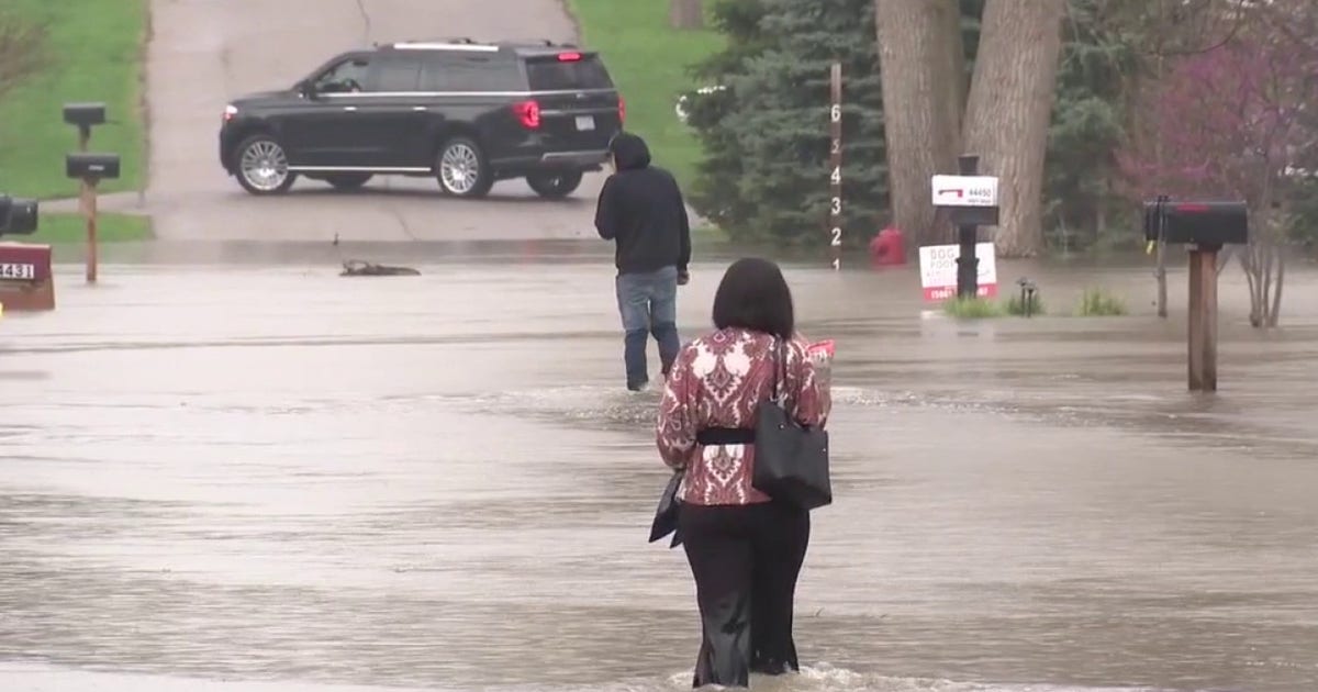 Clinton River overflow receding after causing major flooding in Utica ...