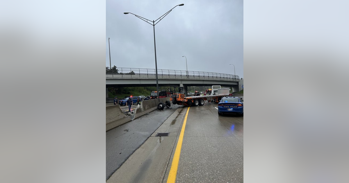 I-696 closed after semi-truck crash | FOX 2 Detroit