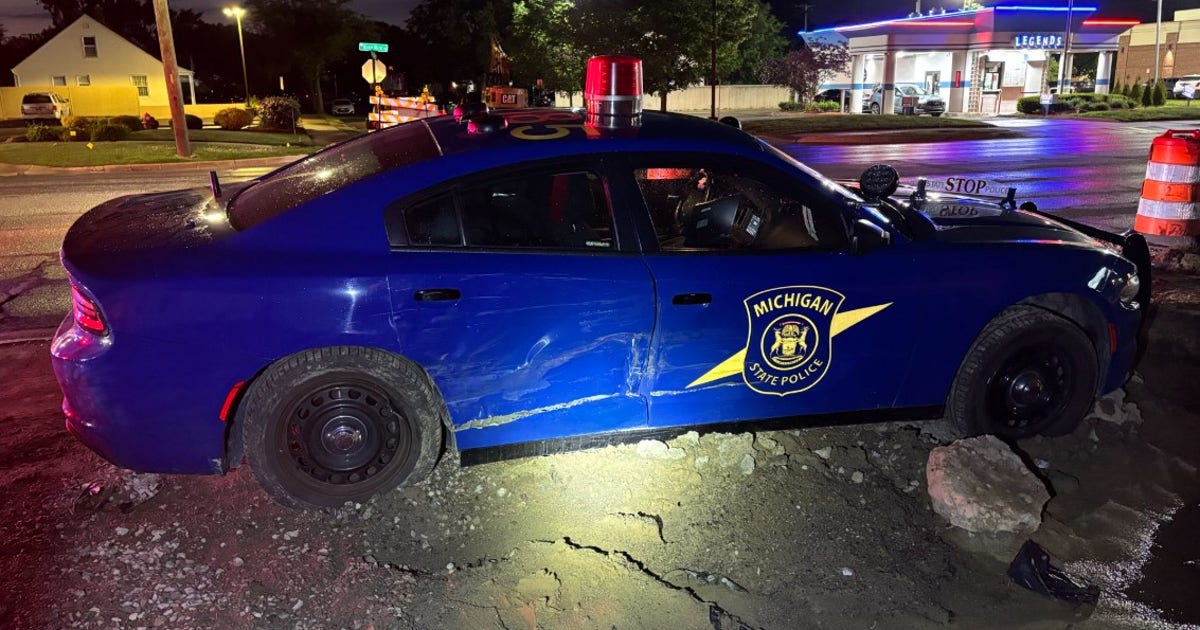 Impaired driver hits MSP trooper in Eastpointe | FOX 2 Detroit