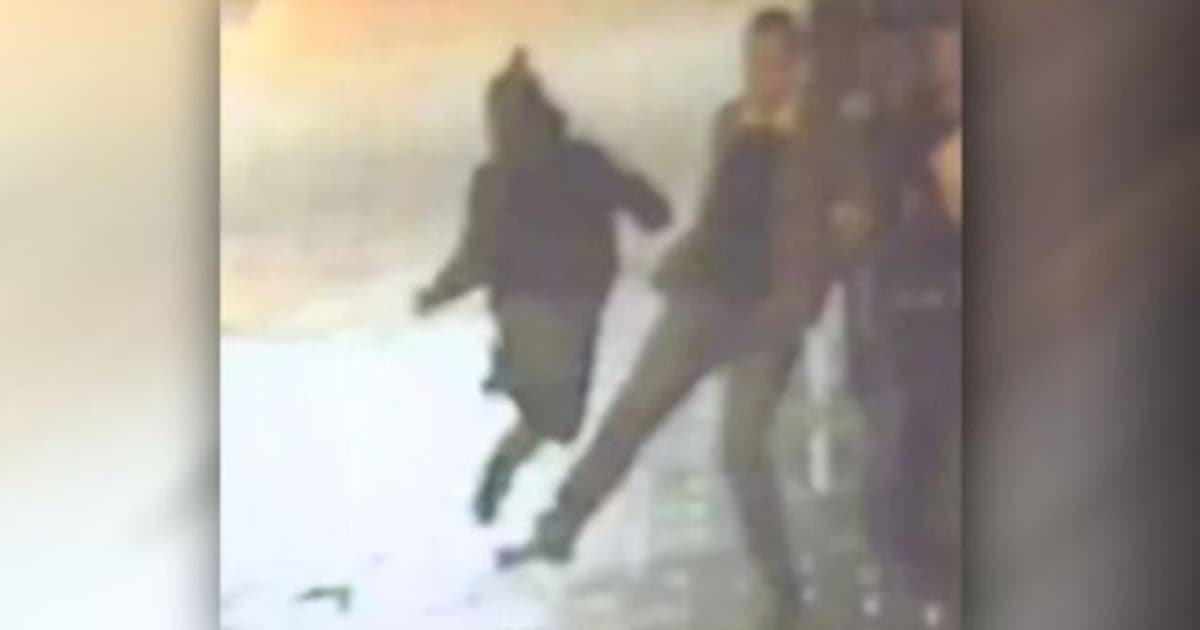 Caught on video: British man trips suspect running from police | FOX 32 ...