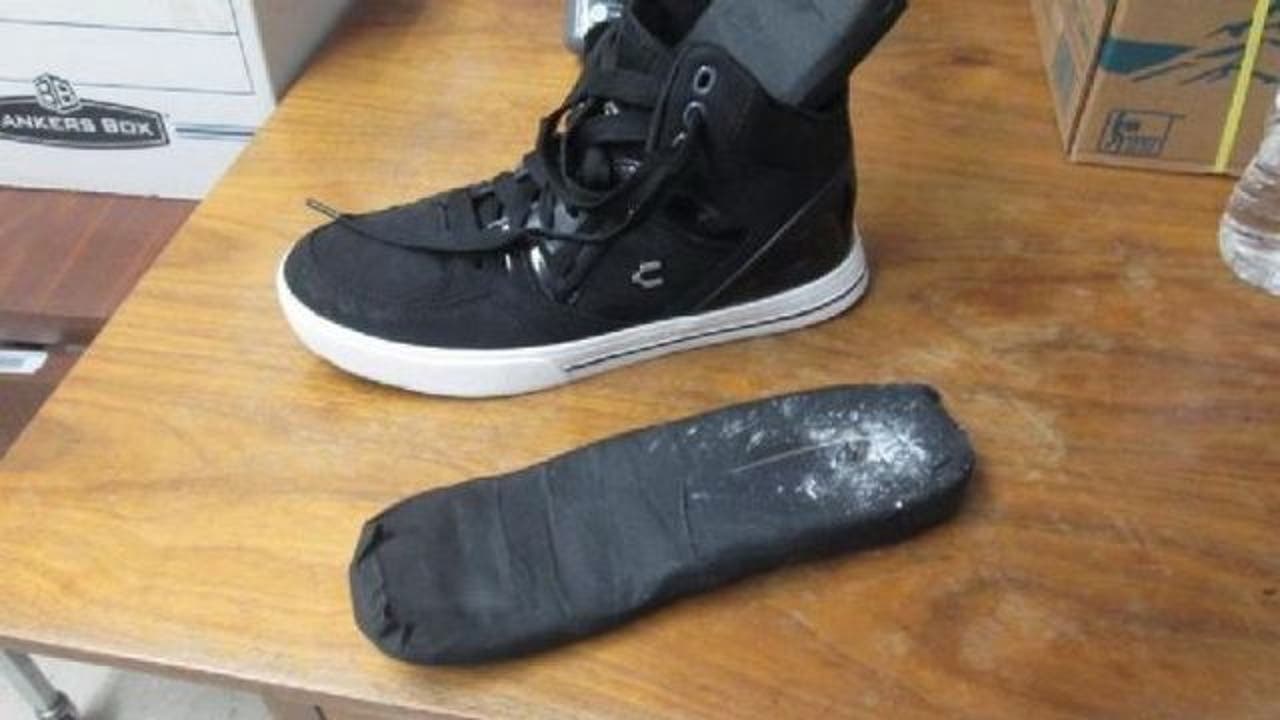 'Heavy' shoes blow cover of Juarez woman attempting to smuggle cocaine ...