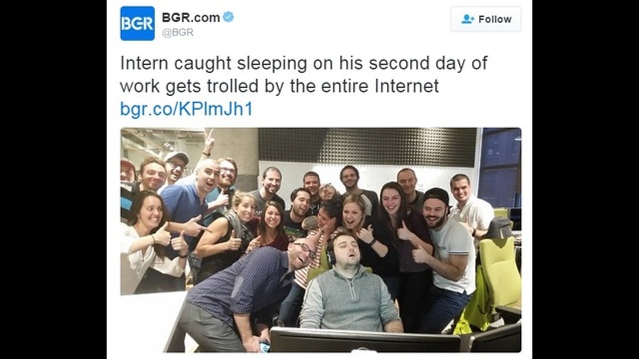 'Sleeping intern' takes nap first day on the job, immediately goes ...