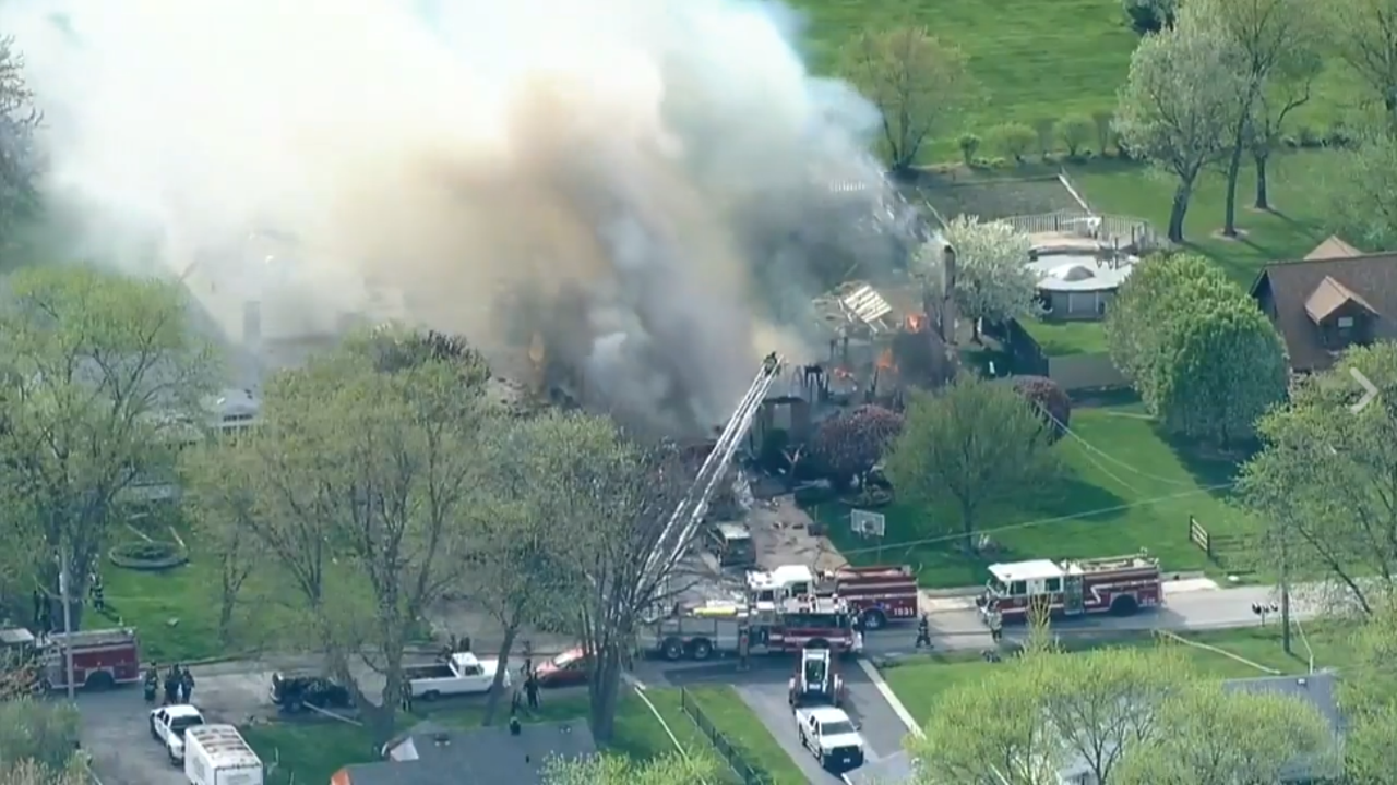 After fire breaks out, home explodes in south suburbs | FOX 32 Chicago