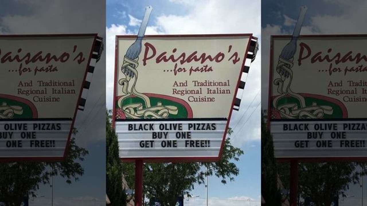 Italian restaurant sees surge in business after posting 'Black Olives ...