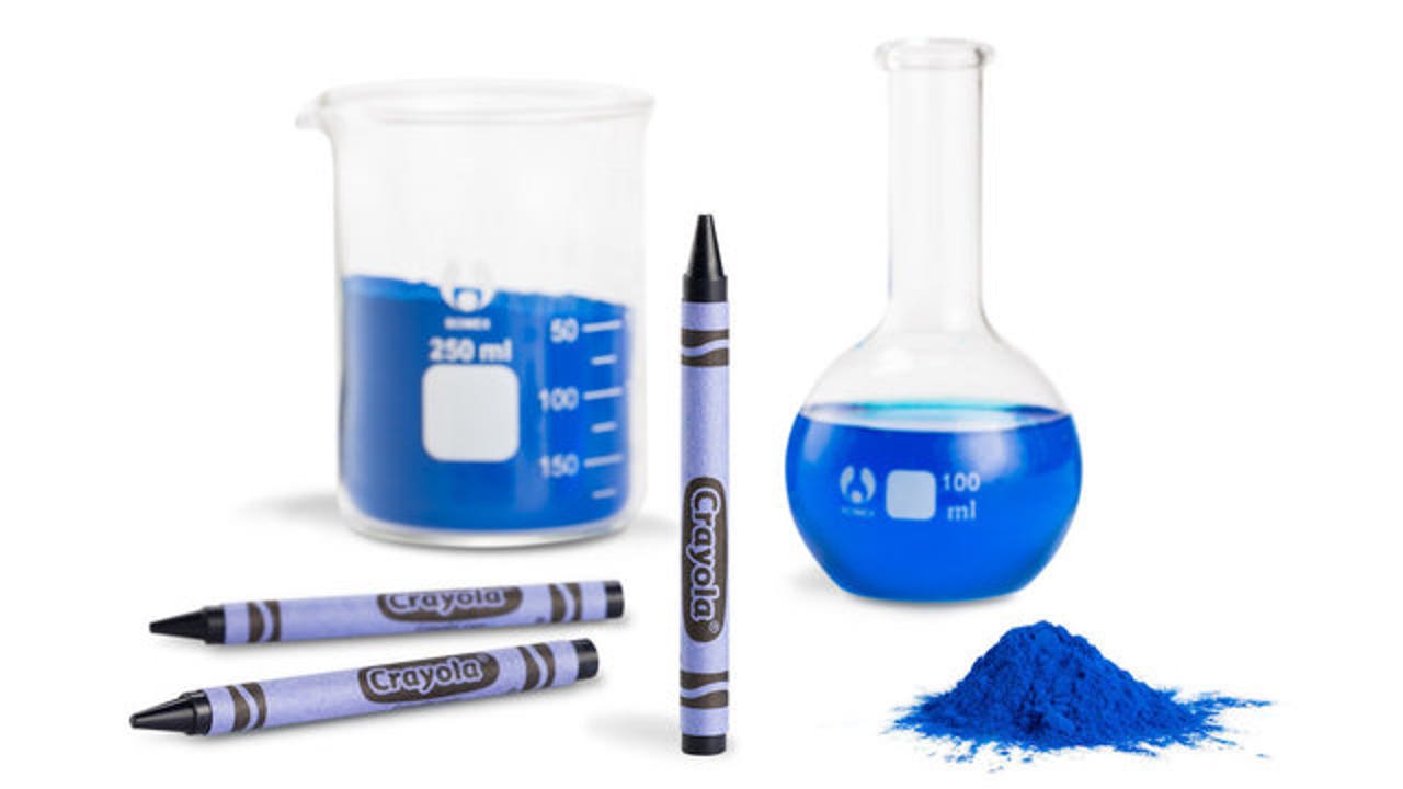 Crayola unveils new, brilliant blue color for 24-count crayon box | FOX ...