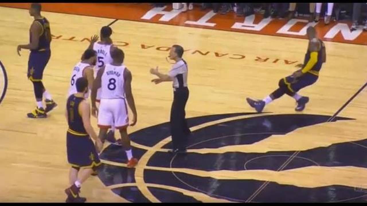 WATCH: LeBron James' epic flop is one of the worst in NBA history | FOX ...