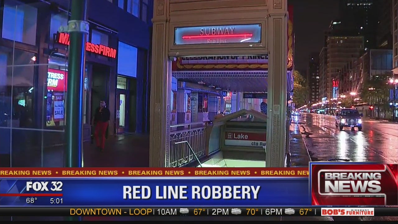 Man robbed by group on Red Line train at State and Lake; 2 in custody