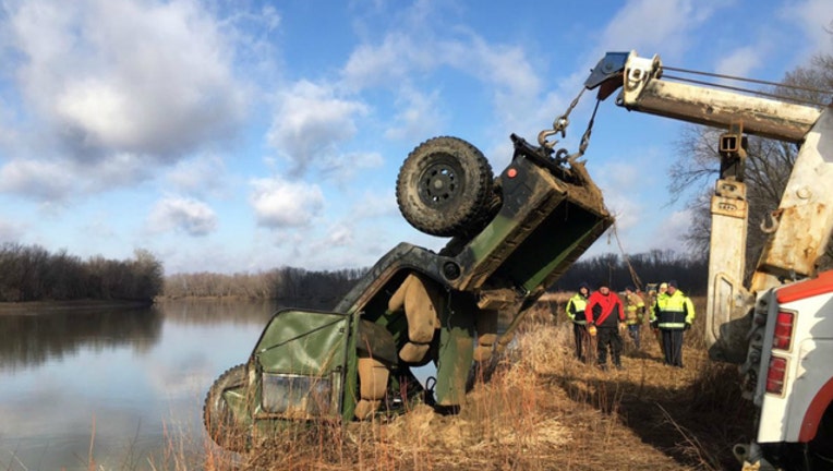 Two Indiana women die in river after four-wheeling Humvee crash ...