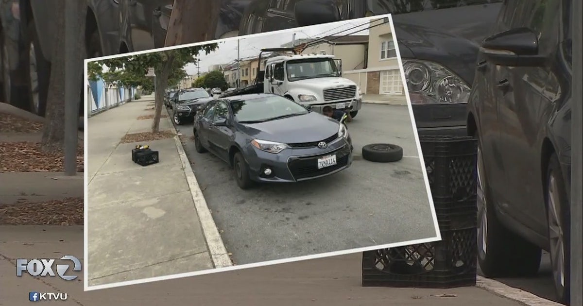 After wheels stolen from car, couple gets parking ticket | FOX 32 Chicago