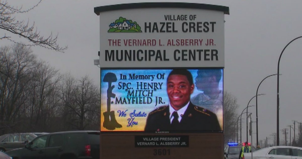 Hazel Crest holds memorial in honor of fallen soldier Henry Mayfield Jr ...