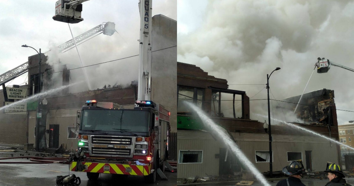 Fire rips through church in Roseland, destroying food pantry | FOX 32 ...