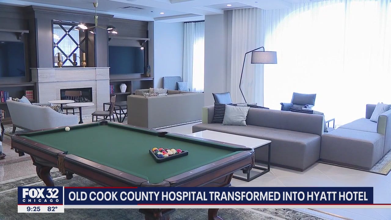 Old Cook County Hospital transformed into Hyatt Hotel