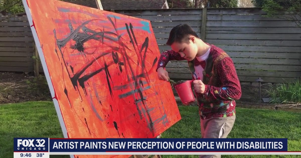 Chicago artist with Down syndrome inspiring others through painting ...