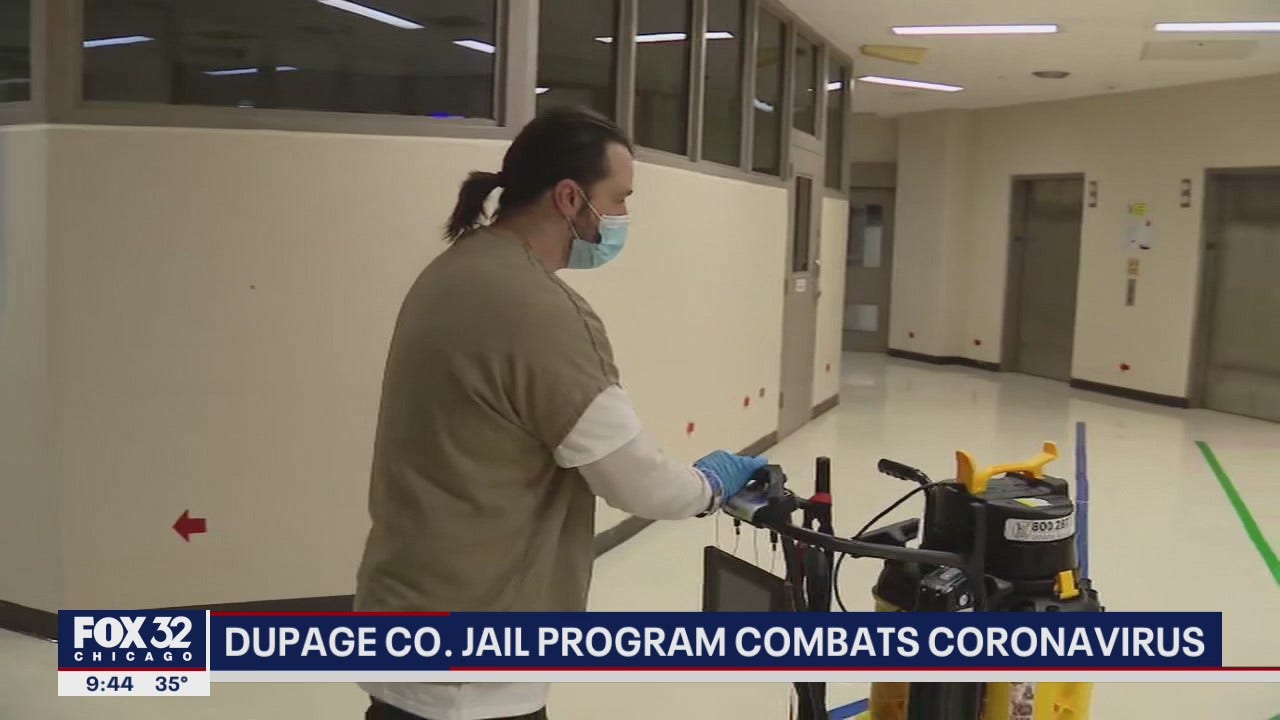 DuPage County Jail program turning inmates into professional janitors