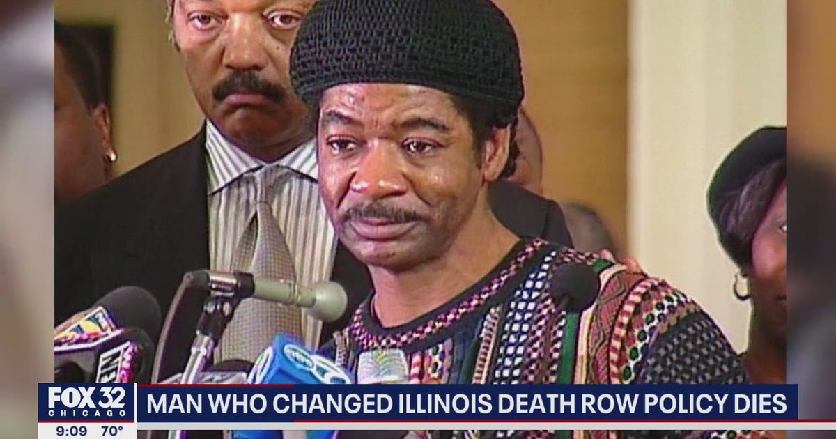 Exonerated Illinois death row inmate dies in Chicago | FOX 32 Chicago