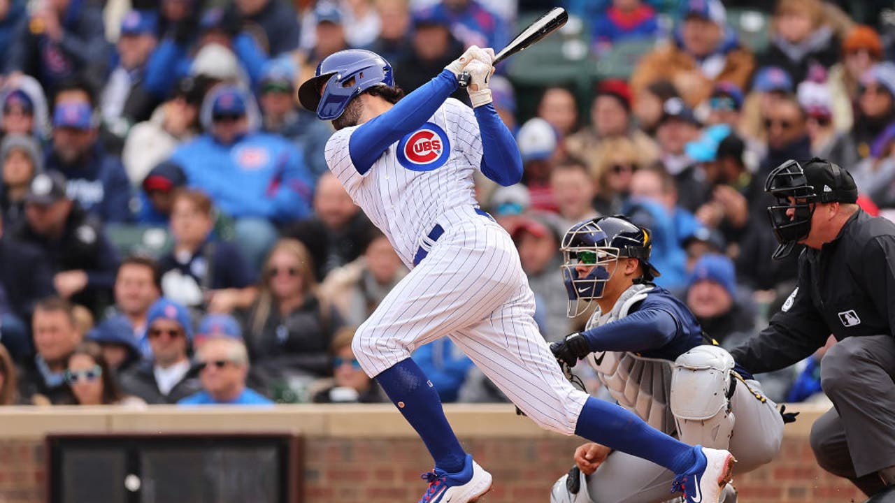 Swanson Stroman Help Cubs Beat Brewers 4 0 On Opening Day Fox 32 Chicago