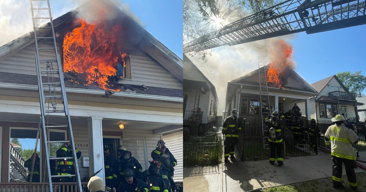 House burns in Chicago's West Pullman neighborhood | FOX 32 Chicago