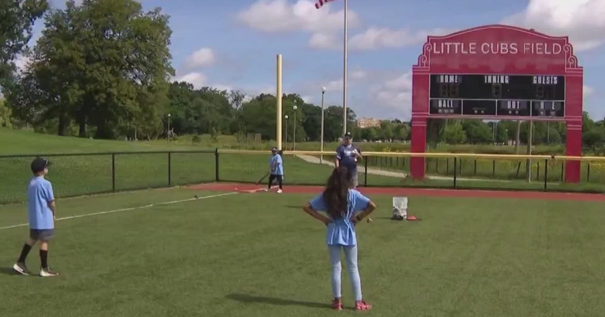 Chicago police host back-to-school baseball game at Little Cubs Field ...