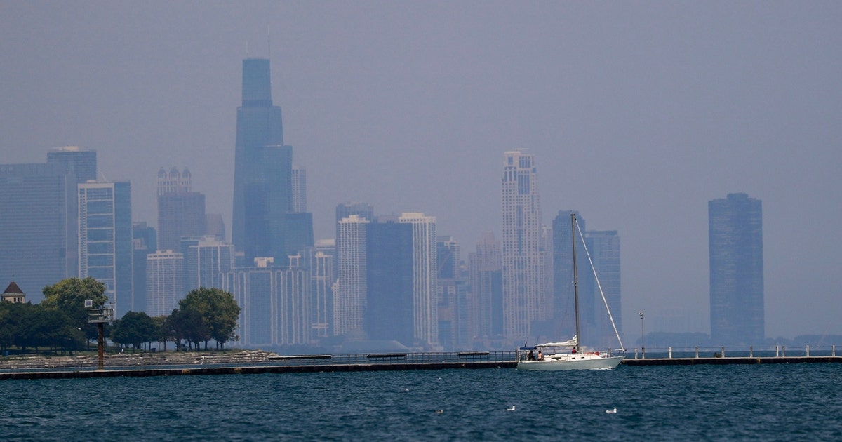 Chicago weather: Air quality alert and rising heat bring a hazy, humid ...