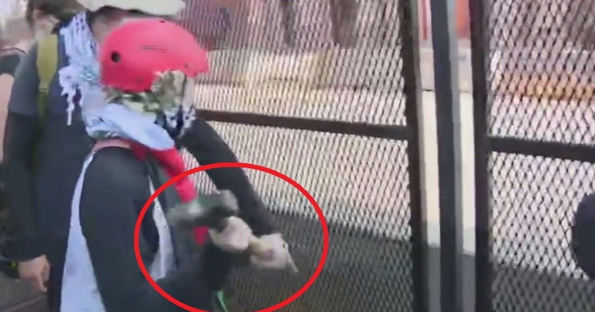 Chicago DNC protest: Video shows moment security fence breached outside ...