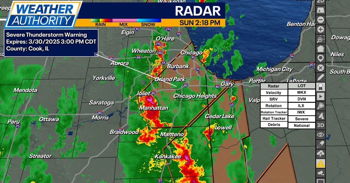 Live updates: Tracking severe weather passing through Chicago area ...