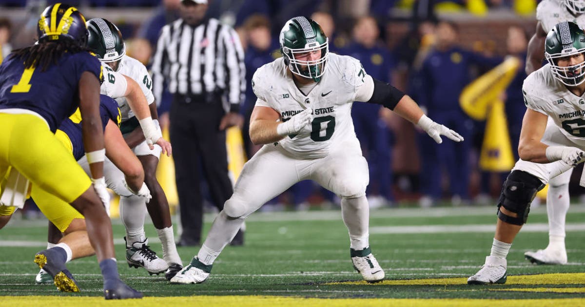 Chicago Bears select Michigan State OL Luke Newman in sixth round of ...