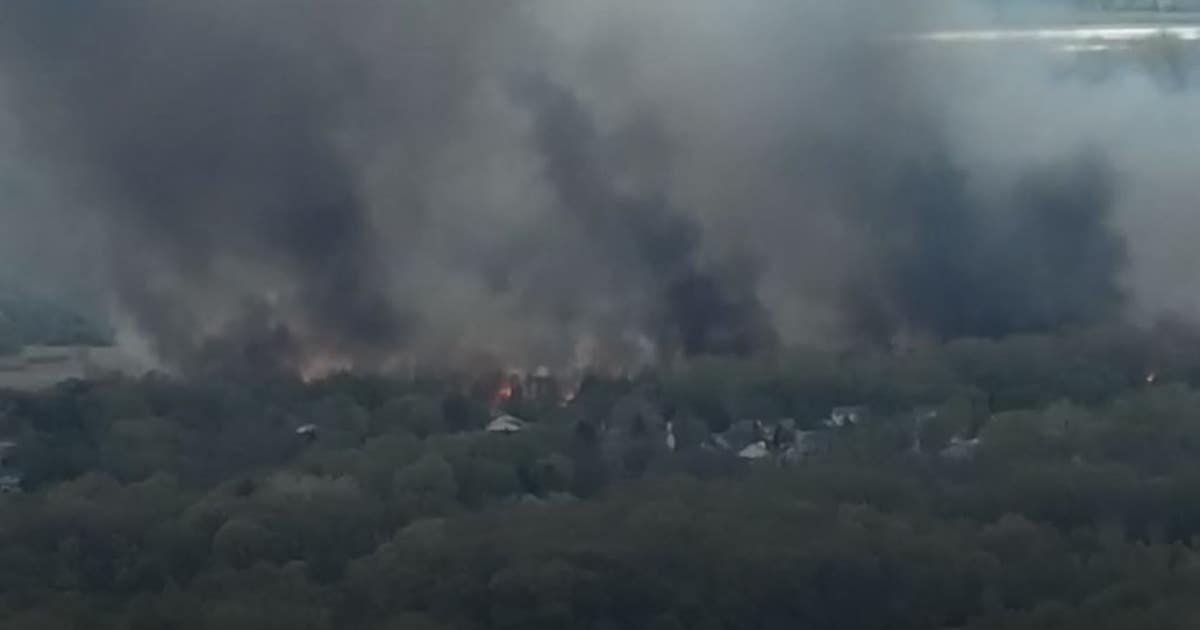 Massive brush fire in Island Lake is now contained, fire officials say ...