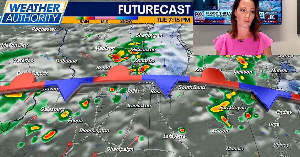 Chicago weather: On and off storm chances expected through the week ...