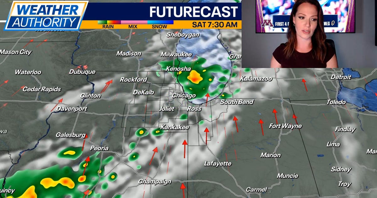 Chicago weather: Scattered showers, storms possible over the weekend ...