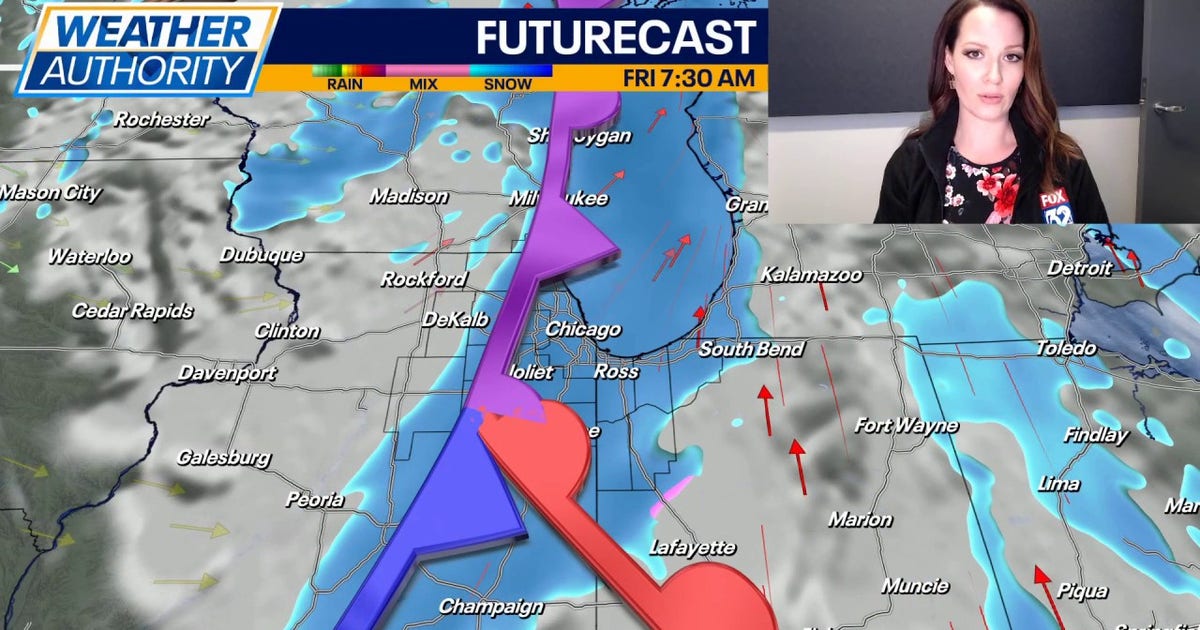 Chicago weather: Slick Friday morning commute possible with ...