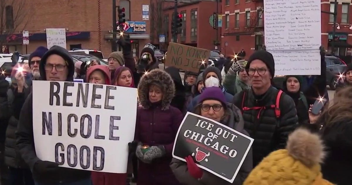 Vigils and protests against ICE held across Chicago and Chicagoland ...