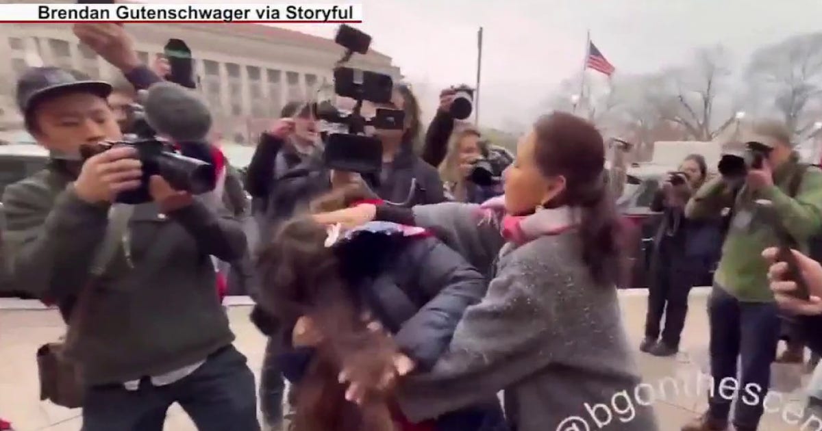 Video shows brawl between protesters at Jan. 6 anniversary rally | FOX ...