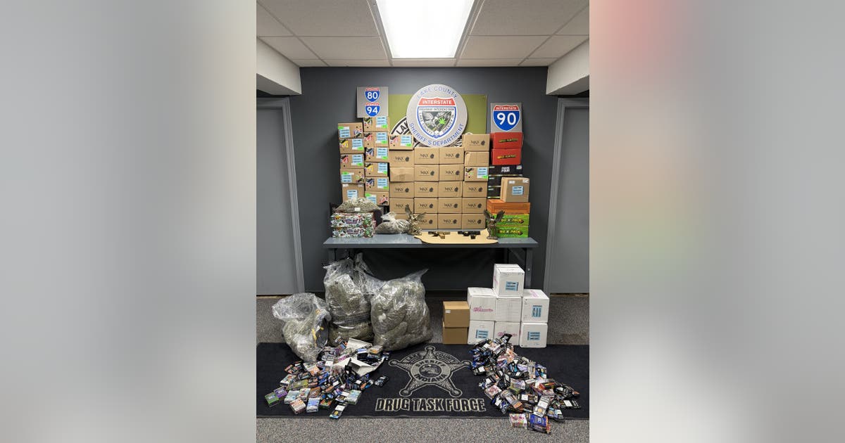 100 pounds of marijuana, 10K THC vapes seized after chase in Indiana ...