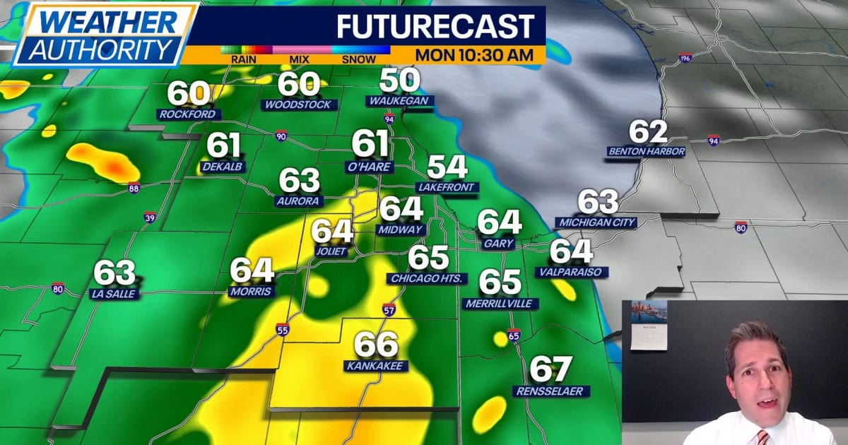Chicago weather: Rain moves in Monday with potential for damaging ...