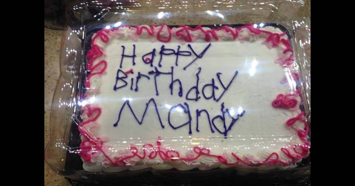 Happy Birthday Mandy: The story behind this cake will warm your heart ...