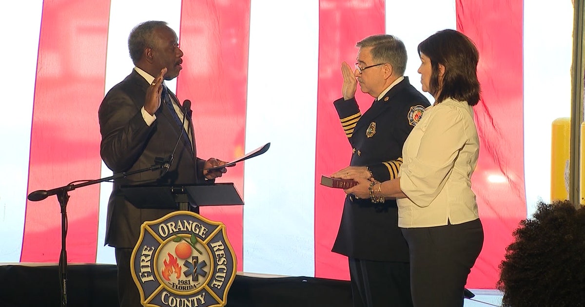 New Orange County fire chief takes oath | FOX 35 Orlando